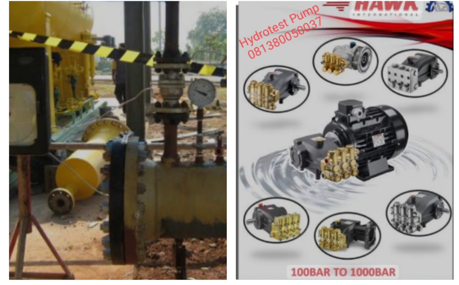 Jual Pompa Hydrotest 250 Bar -Pompa Tiga Piston Tekanan Tinggi oleh PT ...