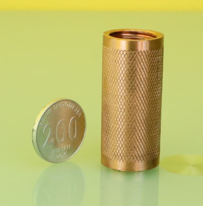 Jual Ground Rod Coupler KuninganLapis Tembaga 3/4 inch (Grounding) oleh ...