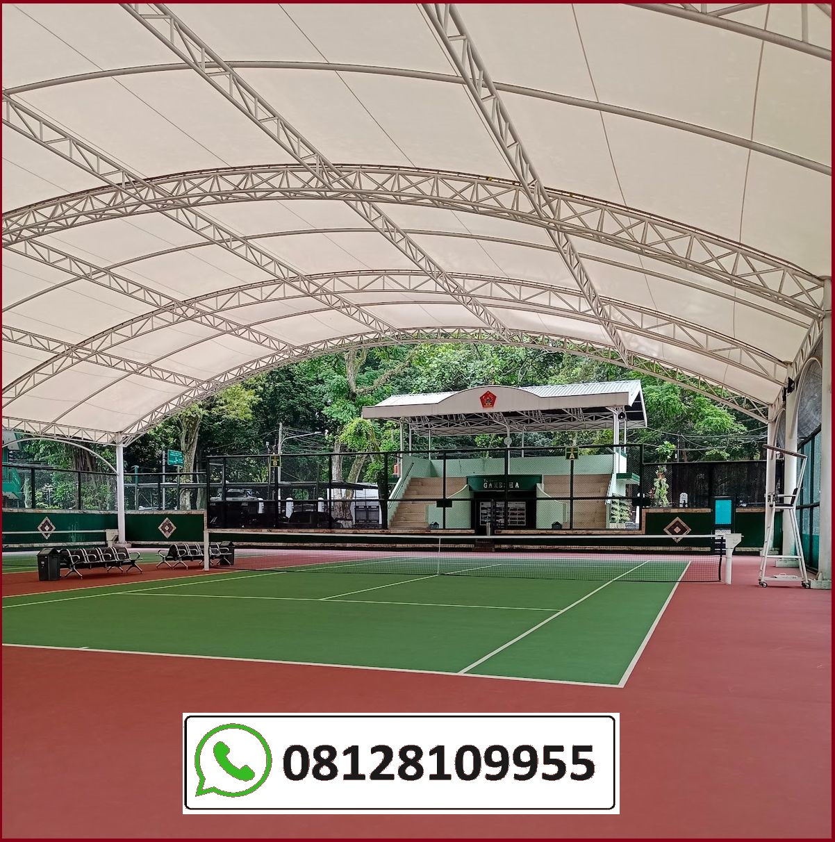 Jasa PRODUSEN KANOPI MEMBRAN LAPANGAN PADEL AGTEX 850 GSM oleh PT ...